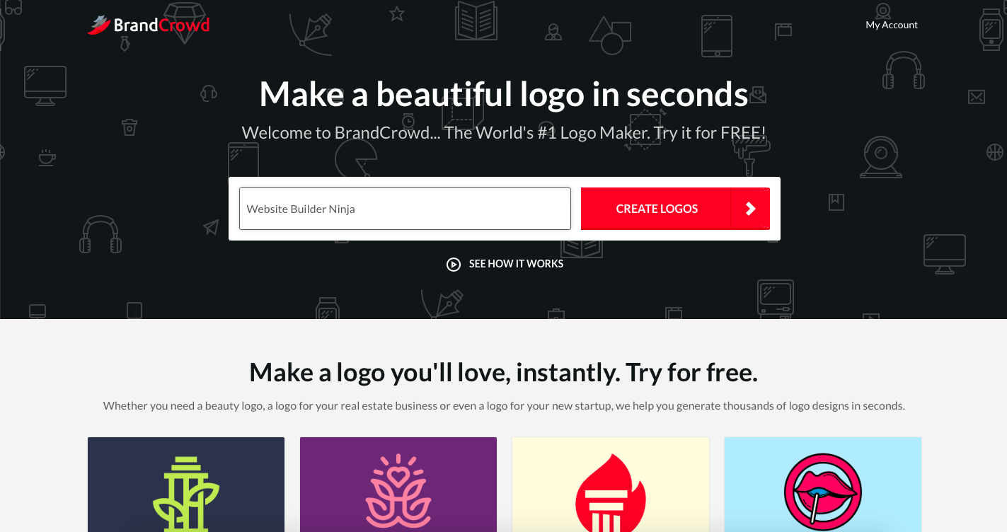 BrandCrowd Logo Maker Review – Reviewer Blog – Online Shopping,Hotels ...